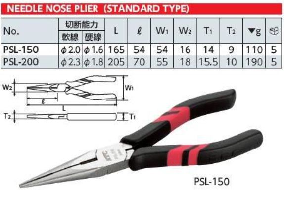 Kìm mỏ nhọn KTC PSL-150 – HITEX-Nhà Cung Cấp – Phân Phối Thiết Bị Đo, Thiết Bị Điện Tử Và Công ...