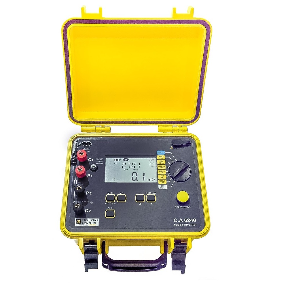 Thiết bị đo điện trở nhỏ Micro-ohm Chauvin Arnoux C.A 6240 (10A) – HITEX-Nhà Cung Cấp – Phân ...